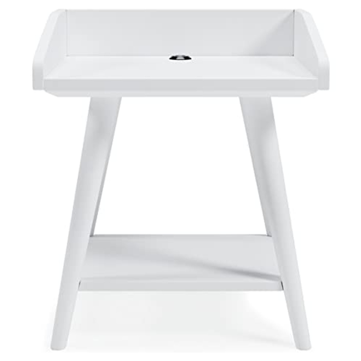 Signature Design by Ashley Blariden Modern Accent or End Table, White