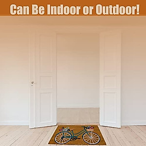 Home Expressions Welcome Mat, Door Mat, Durable, Washable, Stain-Resistant, Kitchen, Printed Outdoor Coir I Natural Fibers for Indoor or Outdoor Use Mat 18"x30" (HW-1527)