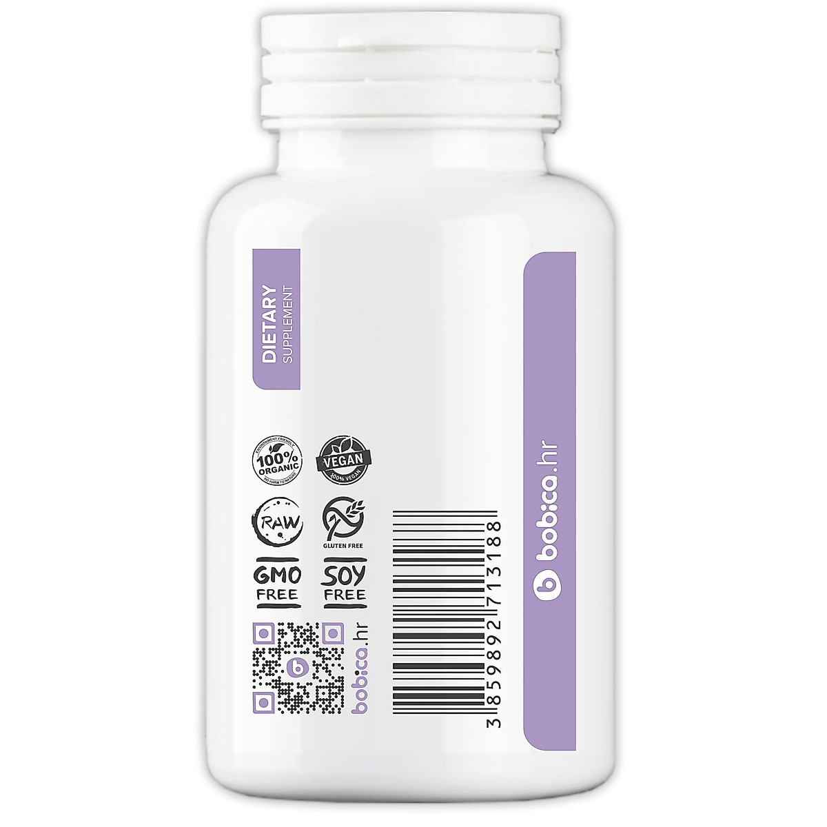 Bobica Premium European Organic Lavender Capsules, Helps Reduce Stress, Calming, GMO Free, Gluten Free, All Natural, 250 mg, 90 Vegan caps