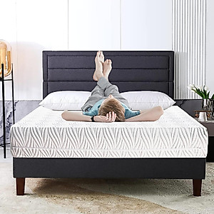 FTOPBTB King Size Mattress, 10 Inch King Mattress with Cooling Gel Memory Foam, Medium Firm Mattresses, Motion Isolation, Pressure Relief, CertiPUR-US Certified, Bed in Box