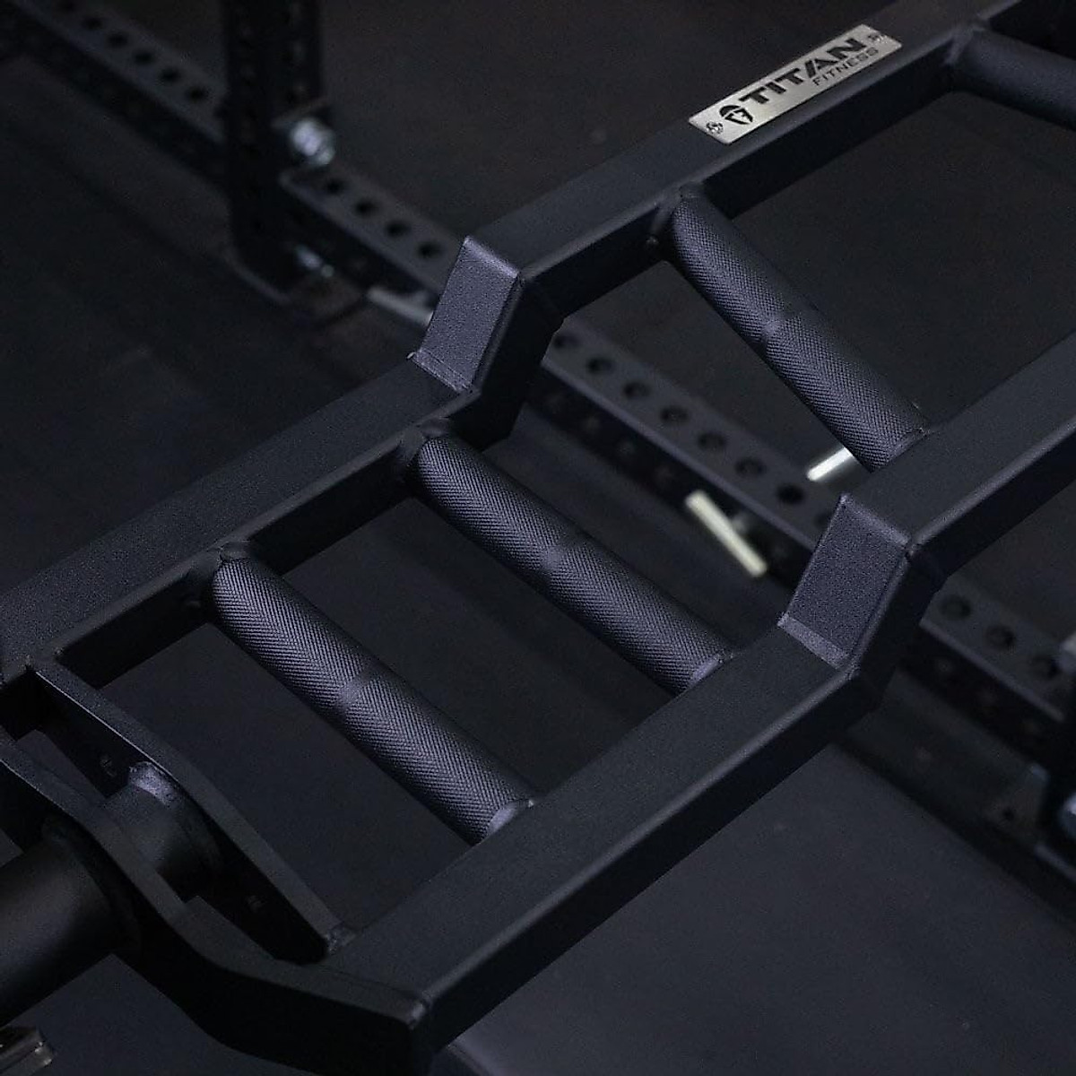 Titan Fitness Rackable Multi-Grip Camber Olympic Barbell, Rated 1,000 LB, Angled & Neutral Grip Football Barbell