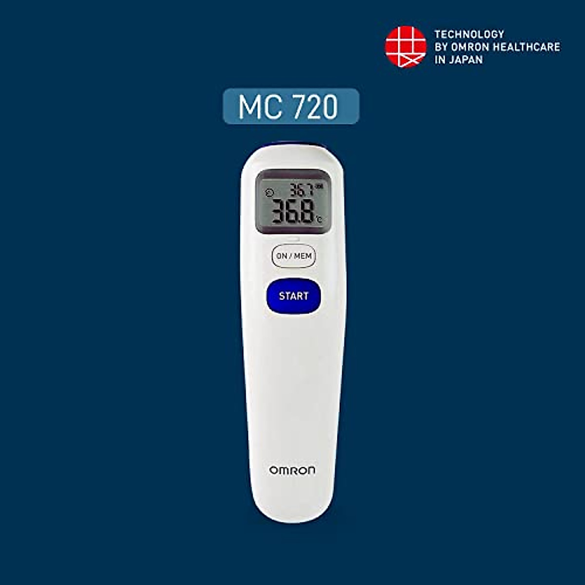 Omron Mc-720 Non-Contact Forehead Thermometer