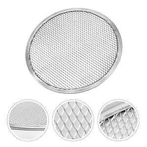 DOITOOL Nonstick Pizza Pan 20 Inch Round Bakeware Perforated Pizza Fries Bread Cookies Baking Pan for Home Kitchen Oven
