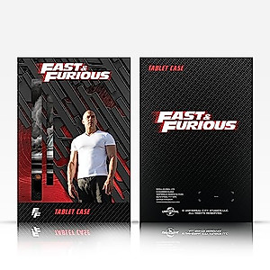 Head Case Designs Officially Licensed Fast & Furious Franchise Cars Don't Fly Graphics Leather Book Wallet Case Cover Compatible with Apple iPad Air 2 (2014)