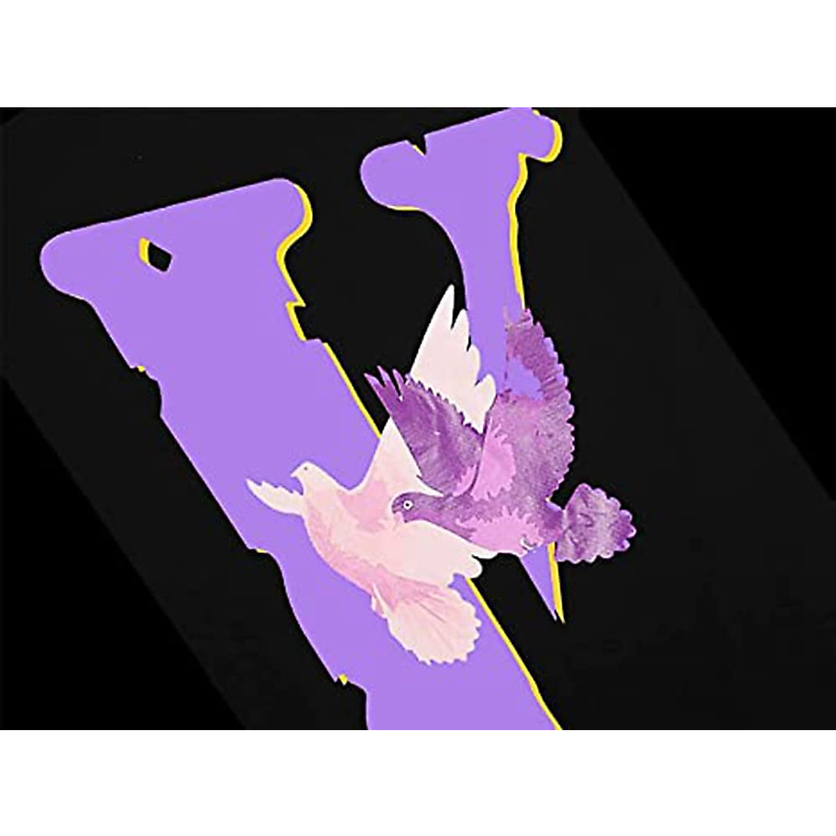 Nhicdns V Shirt Hip Hop V Letter Short Sleeve T-Shirt Crew Neck Causual Cotton Tops for Men Women Youth