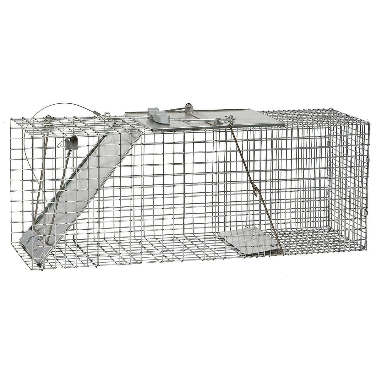 Havahart 1085 Large 1-Door Easy Set & Release Humane Live Animal Trap for Armadillos, Cats, Groundhogs, Muskrats, Nutria, Opossums, Racoons, Skunks, and Other Similar-Sized Animals