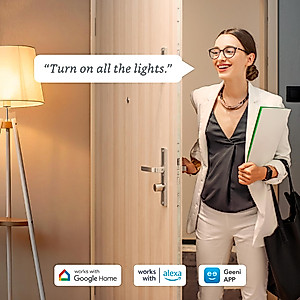 Geeni Prisma Plus BR30 LED Smart Light Bulb, Tunable Hue and Dimmable RGB WiFi Bulb, No Hub Required, Compatible with Alexa and Google Assistant (4 Pack)