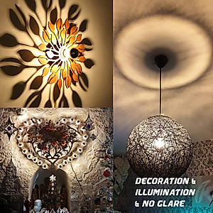 Half Chrome Light Bulb 6W (60 Watt Equivalent), Dimmable A19 A Shape 2700K Warm White Decorative LED Edison Bulb, Silver Tipped Light Bulb E26 Base Pack of 4