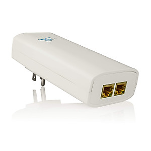 NexusLink G.hn Wave 2 Powerline Adapter, Gaming-Optimized, 2 Gigabit Ports, Supports 802.3at, PoE 30W Budget, Phy Up to 2000 Mbps, Single Device (GPL-2000PoE)