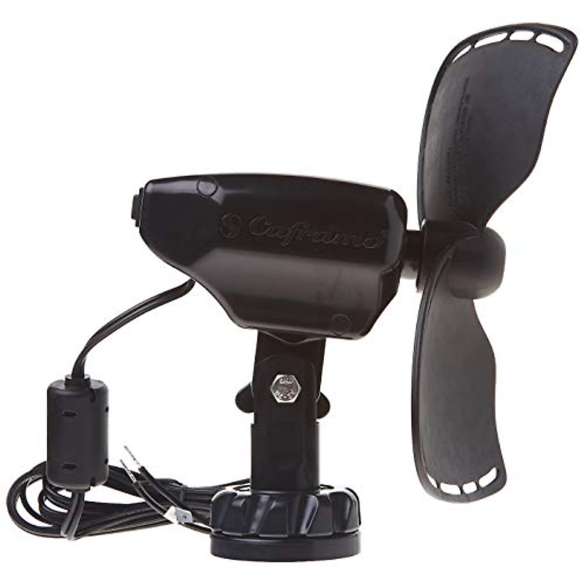 Caframo Ultimate 757 12V 2-Speed 7 inch Fan - Direct Wire Black