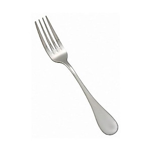 Winco 0037-05 Dinner Fork, Extra Heavy, 18/8 Stainless Steel, Venice Design - Dinner Forks-0037-05