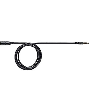Shure EAC3BK 3-Feet Extension Cable for SE110, SE210, SE310, SE420, SE530/530PTH and E500PTH Earphones, Black