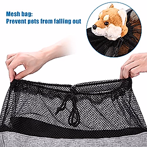 Ownpets Pet Sling Carrier, Fits 15 to 25lbs Extra-Large Dog/Cat Sling Carrier Reversible and Hands-Free Dog Bag with Adjustable Strap and Pocket Shoulder Pad for Outdoor Travel Hiking