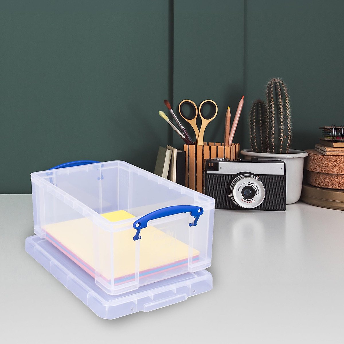 Really Useful 9 Litre Clear Plastic Storage Box