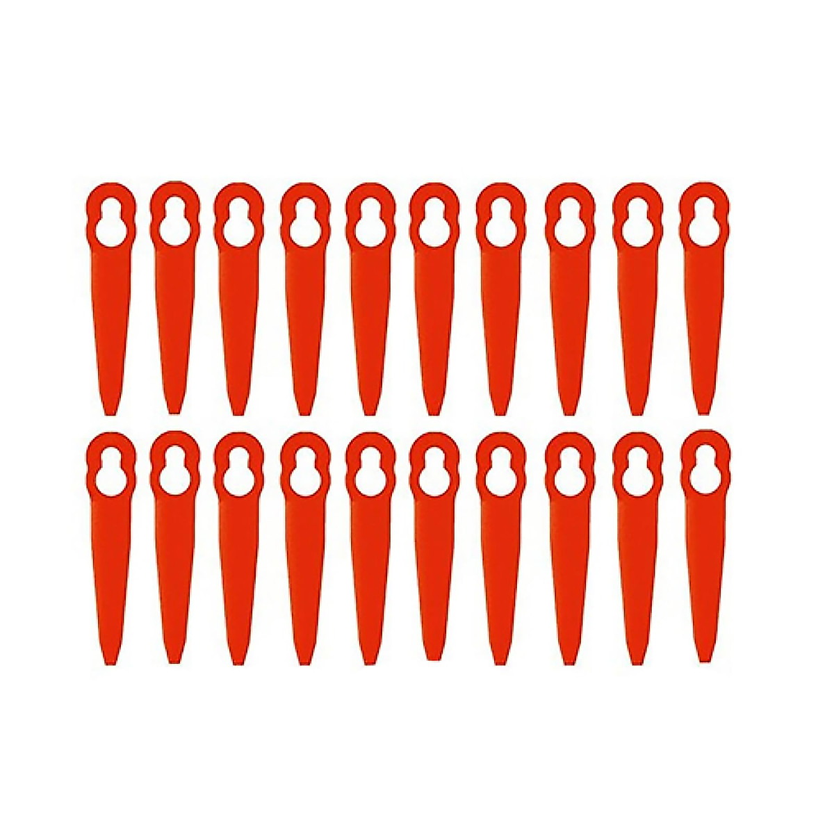 DAGIJIRD 20pcs Plastic Blades Replacement Parts for STIHL FSA 45 Cordless Strimmer Grass Trimmer Head Blades Grass Cutter Blades