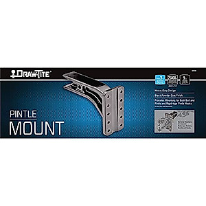 Draw-Tite 38186 3" Receiver Pintle Hook Mounting Plate