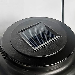 Solar-Lantern Waterproof Lights Replacement Top - Garden Decor Outdoor Lighting Decorative Patio Lighting Solar Replacement Top (Warm White, 2 Pack)…