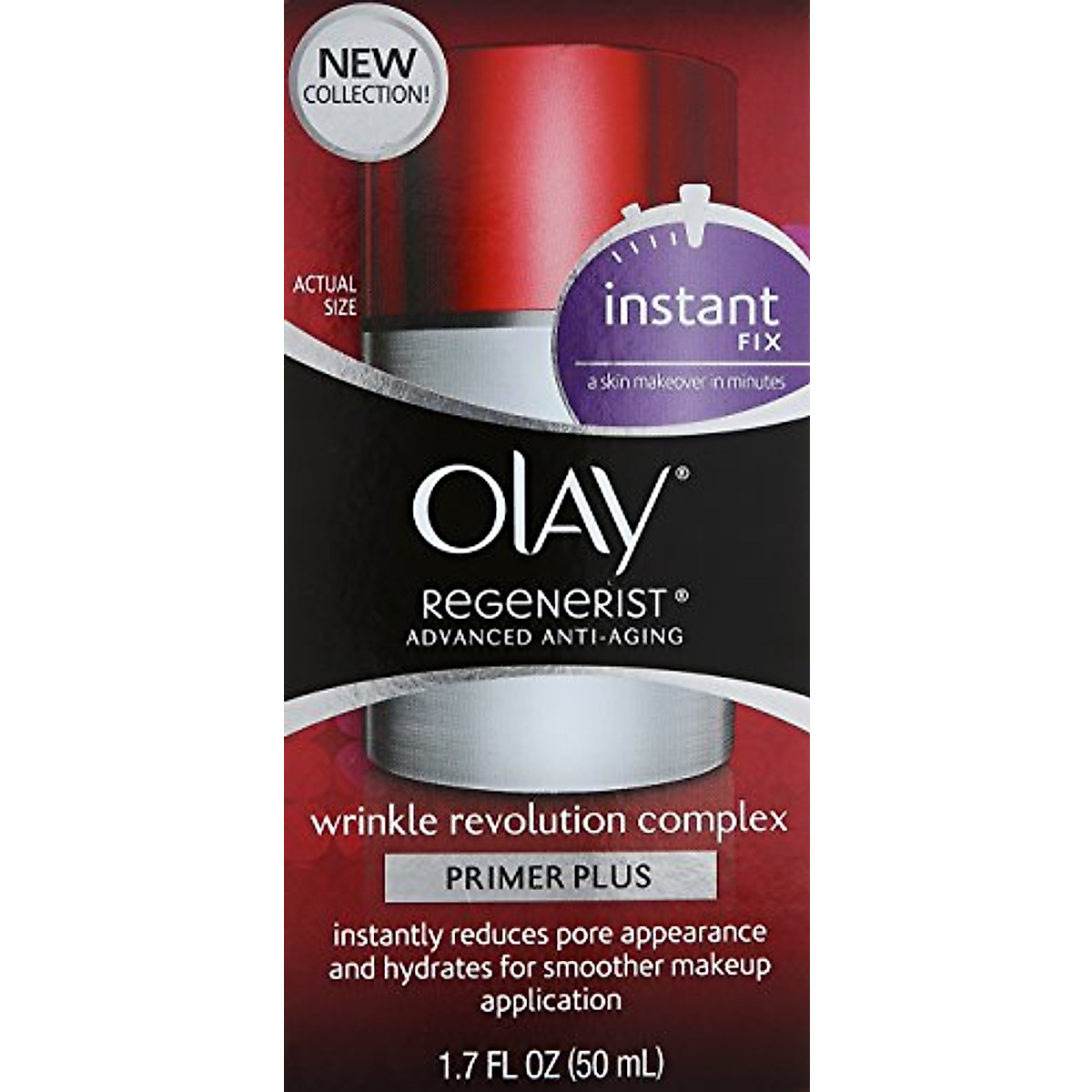 Wrinkle Cream by Olay Regenerist Anti-Aging Wrinkle Revolution Complex Moisturizer Plus Primer, 50 mL