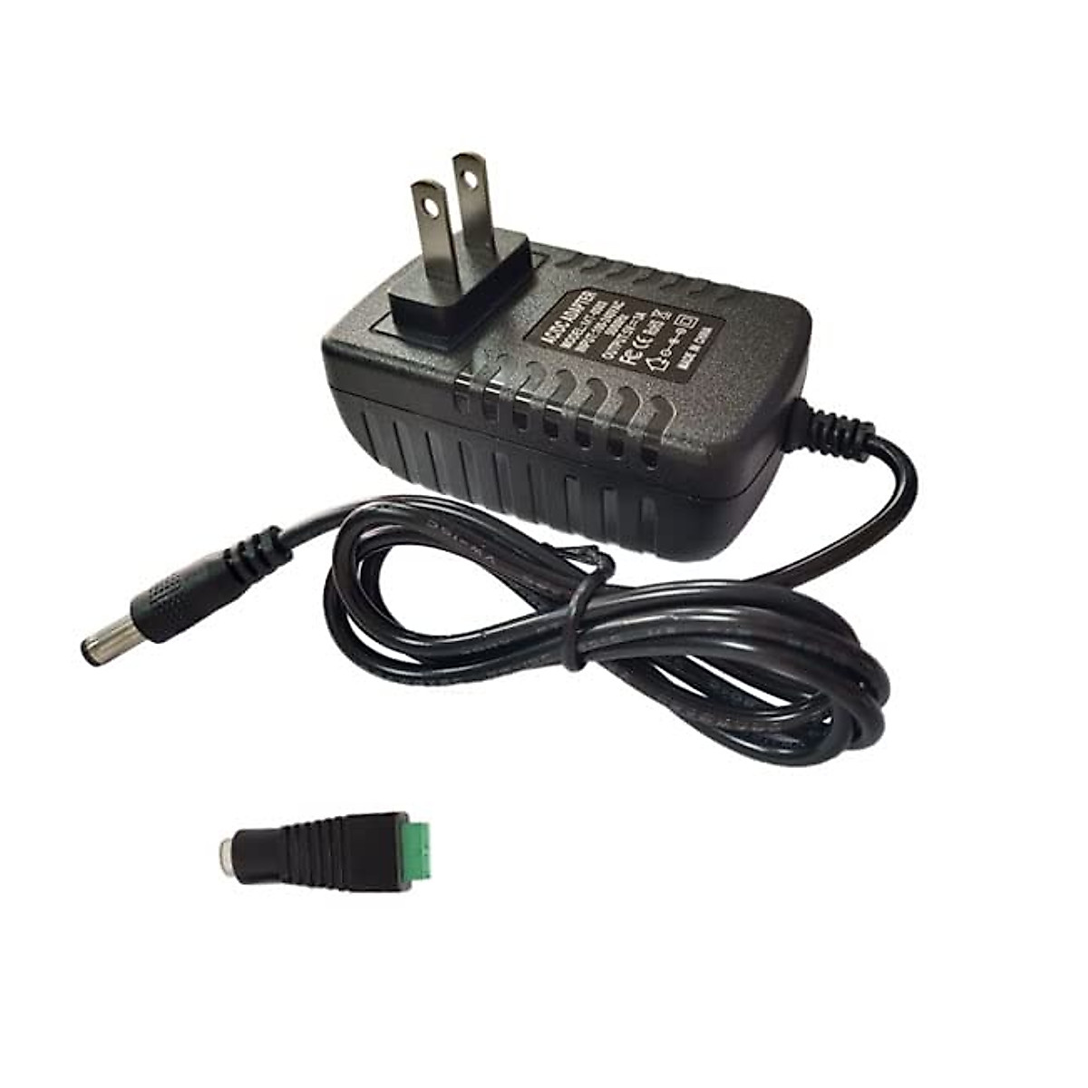 MTYTOT 5 Volt 3 Amp Power Adapter 100V-240V AC to DC Converter 5V 3A 2A 1A Power Supply adapter 15W MAX Adapter DC 5V Power cord 5.5mm*2.5mm/2.1mm dc plug for 5V LED Lights Security Camera HDMI TV Box