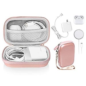 CaseSack Handy Case for MacBook Air Pro Charger MagSafe/MagSafe 2 Power Adapter, iPhone 13/13 Pro, iPhone 14/14 Pro MagSafe Charger, USB C Hub, Type C Hub, USB Multiport Adapter