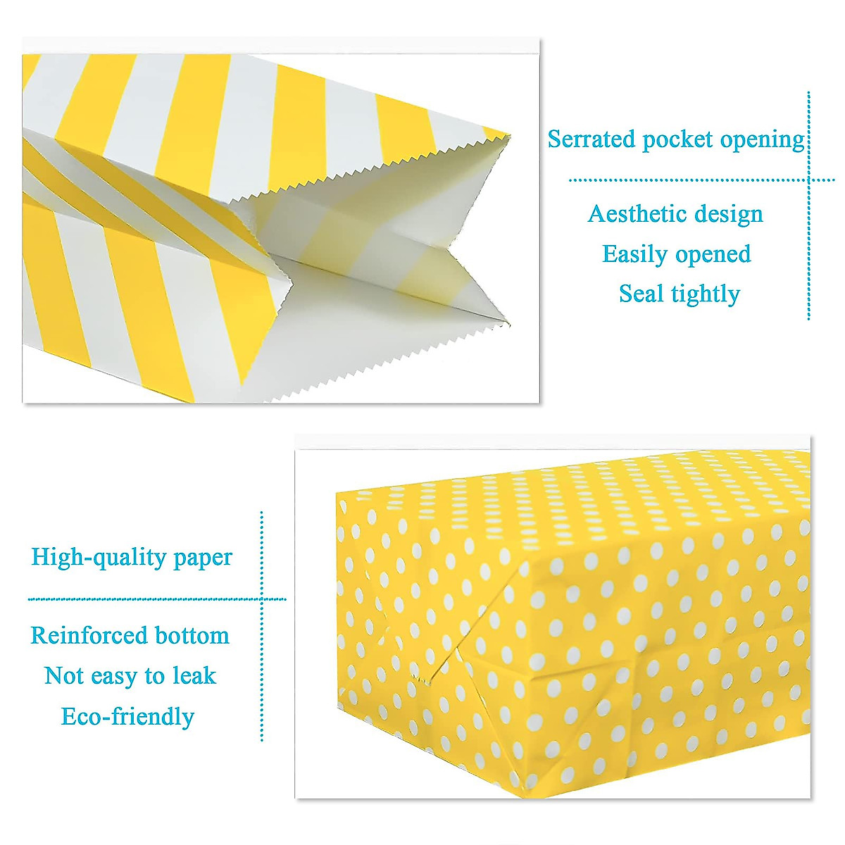 ADIDO EVA Red Striped Paper Bags Mini Party Goody Bags for Kids Birthday Party Supplies (50 CT 3.5×2.3×7 in)