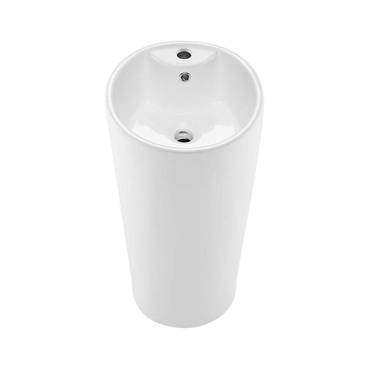 Swiss Madison Well Made Forever SM-PS307 Monaco Pedestal Sink, Glossy White