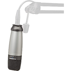 Samson C01 Large-Diaphragm Condenser Microphone for Recording Vocals, Acoustic Instruments, Overhead Drums Bundle with Blucoil Pop Filter Windscreen, 10-FT Balanced XLR Cable, and 5X Cable Ties