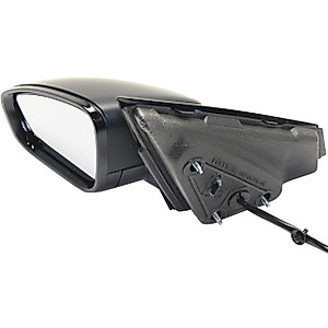 Kool Vue Driver Side Power Heated Mirror for Chrysler 200 2015-2017 Without Signal Light, Blind Spot Monitor, Memory, Puddle Lamp & Auto-Dimming Paintable