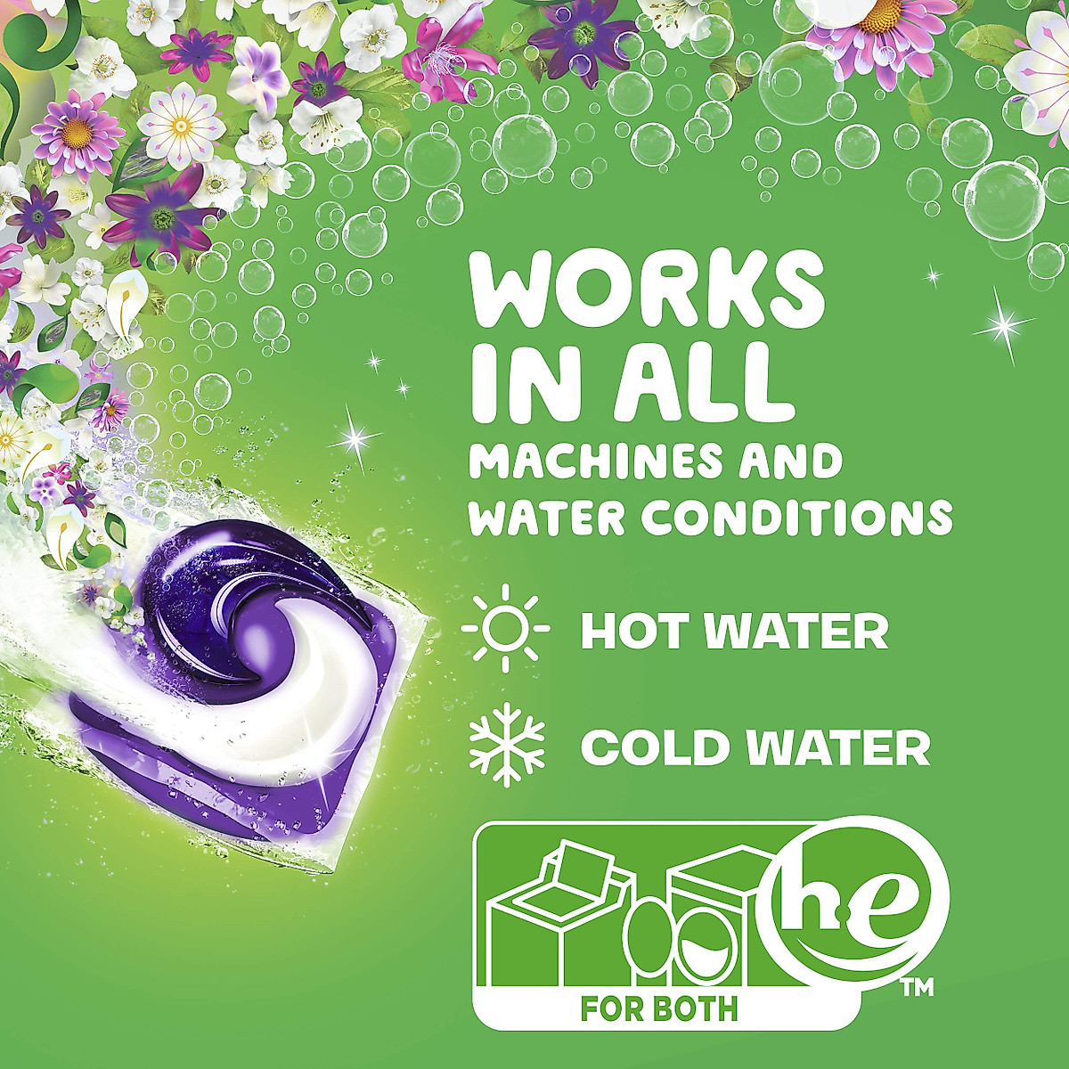 Gain flings! Laundry Detergent Soap Pods, High Efficiency (HE), Moonlight Breeze Scent, 96 Count