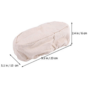 2pcs Bread Proofing Basket Cloth Covers Sourdough Bread Baking Supplies Basket Liners Home Kitchen Bakery