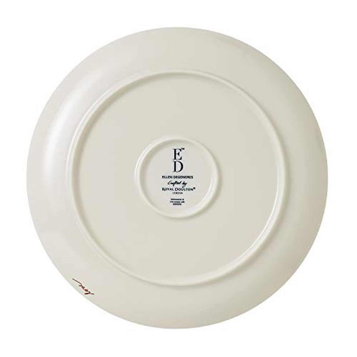 Royal Doulton Dark Blue Ellen Degeneres Platter 32cm Chevron