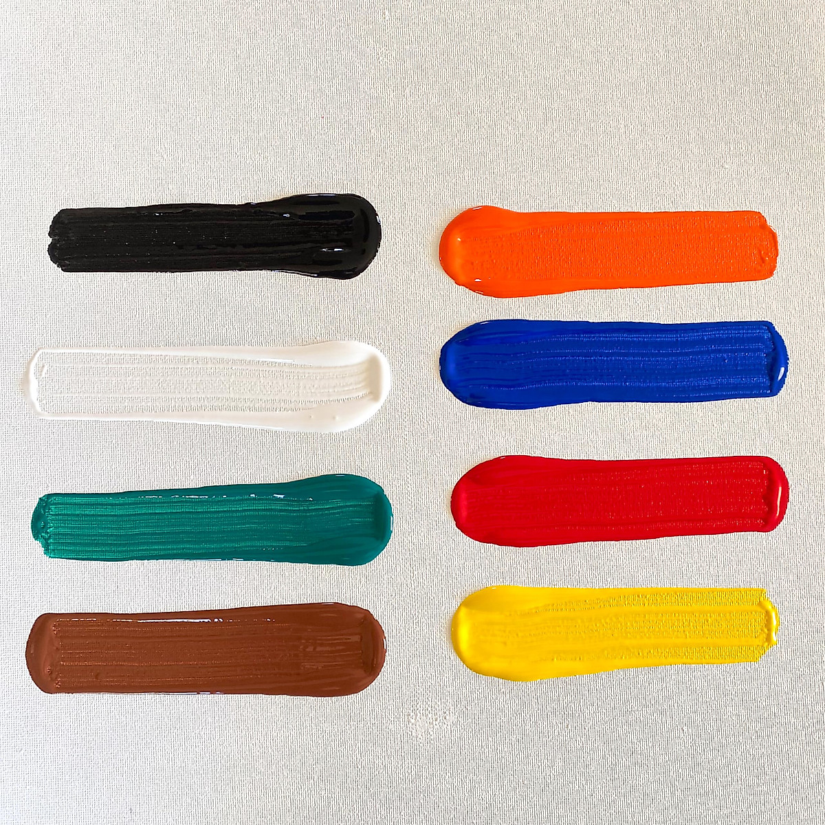 milo Acrylic Paint Set of 8 Colors | 8 oz Bottles | Student Primary Colors Acrylics Painting Pack | Made in the USA | Non-Toxic Art & Craft Paints for Artists, Kids, & Hobby Painters