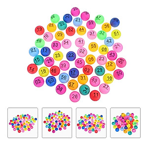 Numbered Balls 1- Numbered Bingo Ball Balls Raffle Balls 100 Game: