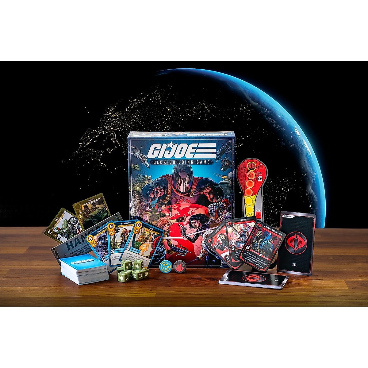 Renegade Game Studios G. I. Joe Deck-Building Game, 1-4 players, Ages 14+, Fully Cooperative Game, Core Set