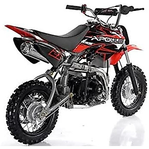 HHH Apollo AGB21C 70CC RFZ Dirt Bike Pitbike Gas Power Vitacci DB21 Fully Automtaic Beginner Dirtbike for Kid and Youth (RED)