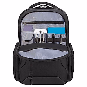Targus Corporate Traveler Checkpoint-Friendly Professional Business Laptop Backpack with Protective Sleeve for 15.6-Inch Laptop, Black (CUCT02B)