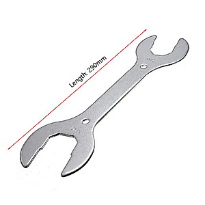WIROJ Bike Headset Wrench Bicycle Front Fork Wrench Tool 30/32/36/40mm Steel Wrench Spanner for Mountain Bike Road Bike