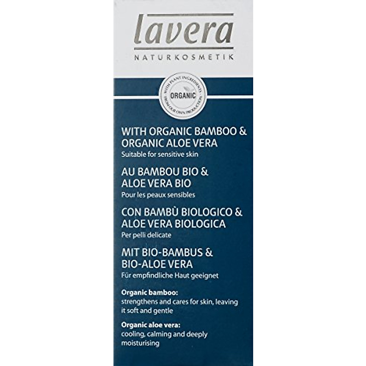 Lavera Natural After Shave Balm For Men, Anti-Irritant, Hydrating, Soothing and Cooling benefits (50ml/1.6 oz)