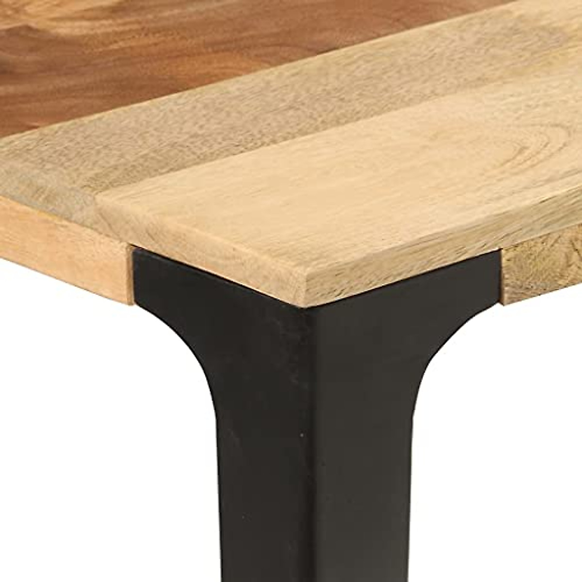 YPWRENH Casual Tables Cocktail Table Dining Table 47.2 "x23.6 x29.9 Solid Mango Wood for Dining Room, Kitchen or Living Room