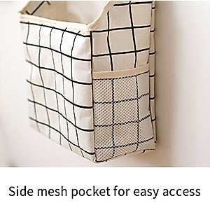 AKIWOS Hanging Storage Baskets, Wall-Mounted Metal Wire Basket Organizer for Entryway, Hallway, Bedroom, Bathroom, Laundry Room