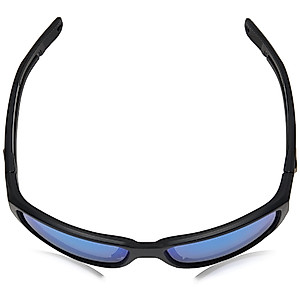 Costa Del Mar Man Sunglasses Matte Black Frame - Blue Mirror Lenses, 60MM