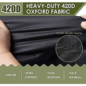 Gicov Patio Furniture Cover Waterproof Heavy Duty Rectangle Table Chair Set Cover UV Resistant Outdoor Dining Table Furniture Set Sofa Cover Extra Large