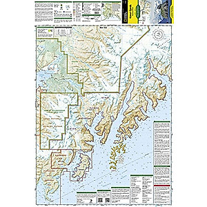 Kenai Fjords National Park Map (National Geographic Trails Illustrated Map, 231)