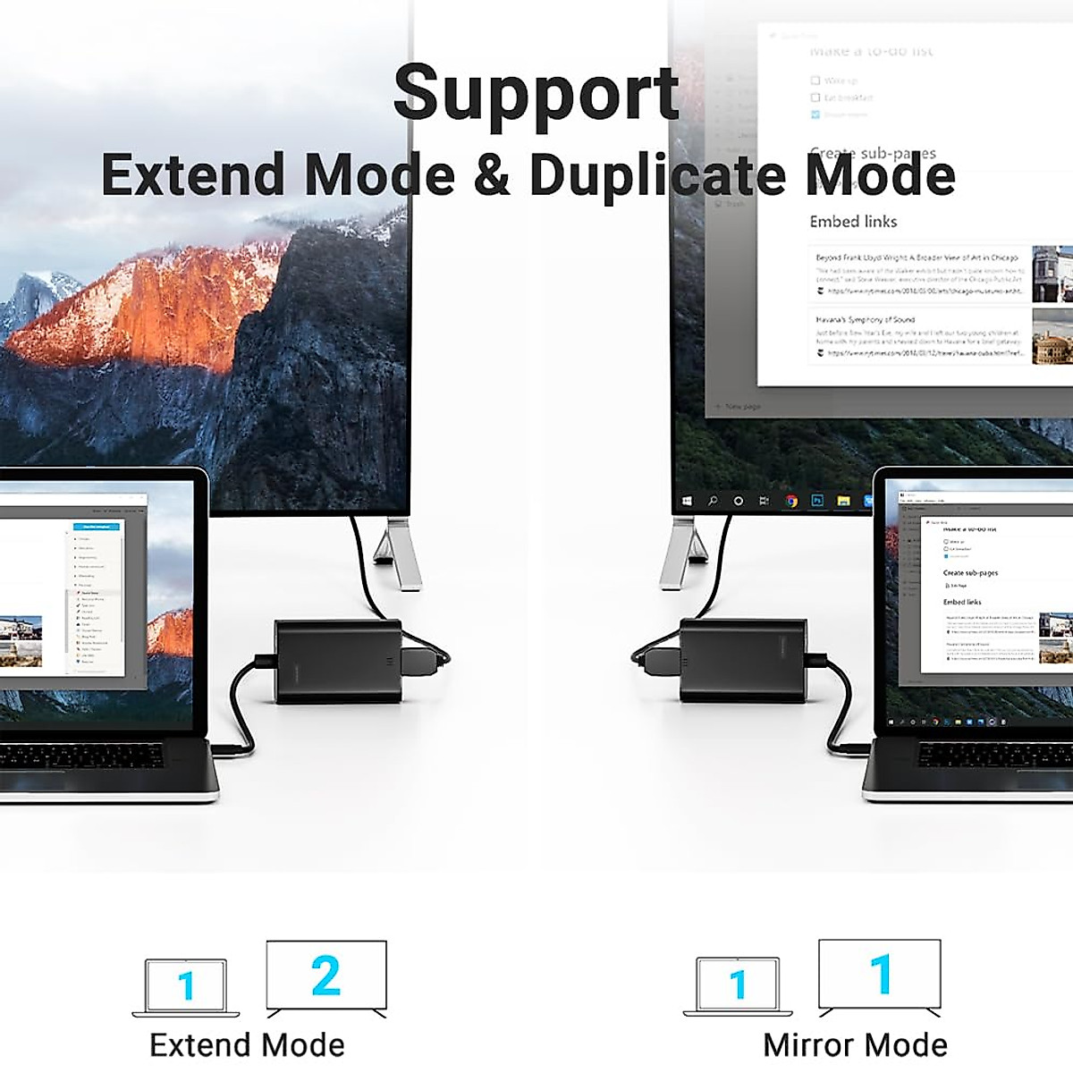 USB to HDMI Adapter Compatible MacBook Pro/Air/Mini , HD 1080P HDMI USB Cable Adapter, HDMI USB Mac Adapter, Compatible with MacBook M1 / Windows 10/8/7 (Incompatible with Linux, Unix, Vista).