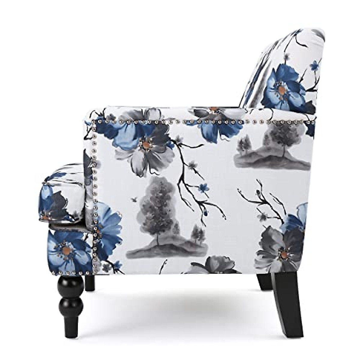 Christopher Knight Home Boaz Fabric Club Chair - Floral Print
