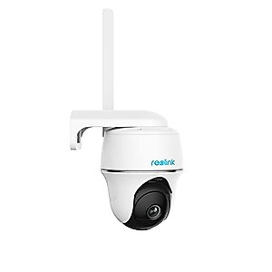 REOLINK Pan Tilt 4G LTE Cellular Security Camera Outdoor Wireless Go PT Plus, 2K HD Night Vision, 2-Way Talk, Smart PIR Motion Detection, No WiFi, No Wires
