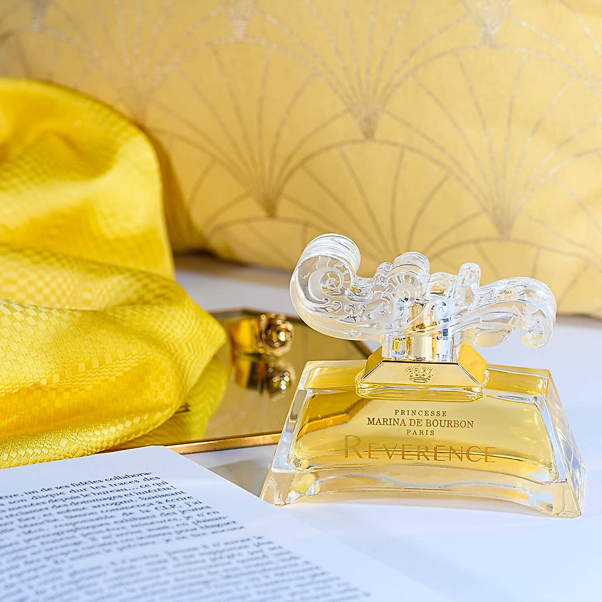 Reverence by Princesse Marina de Bourbon | Eau de Parfum Spray | Fragrance for Women | Sweet Floral Scent with Notes of Spicy Pepper, Rose, and Musk | 100 mL / 3.3 fl oz