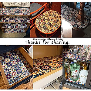 Adhesive Shelf Liner Patterned Contact Paper Drawer and Shelf Liner Creative Covering Peel and Stick Wallpaper Removable for Shelves, Drawer,Desk,Kitchen Cabinet,Bookshelves Vinyl Rolls 17.7"x78.7"