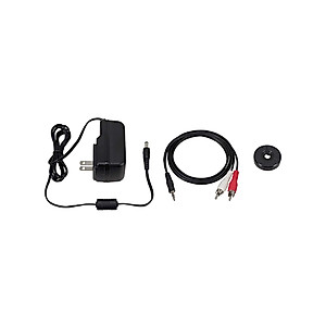 Audio-Technica AT-LP60XBT-BK Fully Automatic Bluetooth Belt-Drive Turntable Bundle with Hyperion Vacuum Tube Bluetooth 5.0 Speaker System (2 Items)