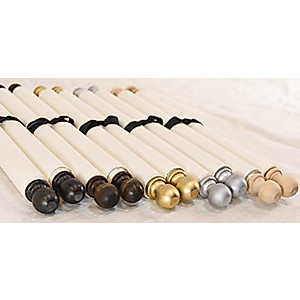 Blank Scroll 9x72" with wooden spindles-Oak, Black Walnut, Gold, Silver, Black